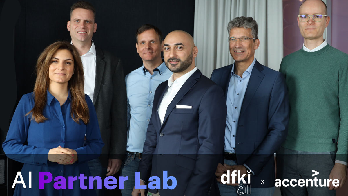 Accenture und DFKI gründen gemeinsames "AI Partner Lab“